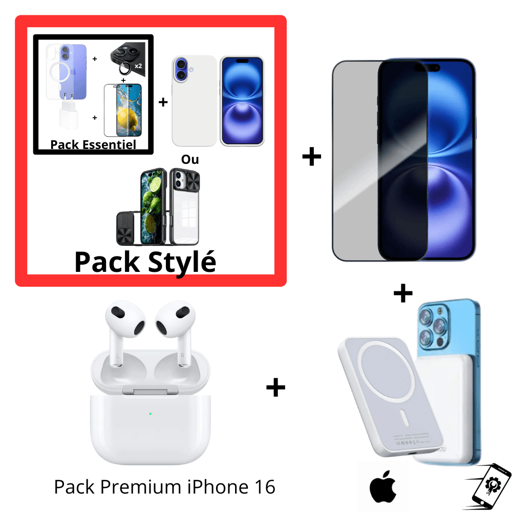 Pack Accessoires iPhone 16 | Smart Parts Shop